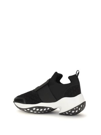Roger Vivier Womens Sneakers Viv Run Black Upper: Fabric Trainers