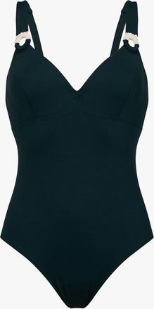 D Nu D Maillot de bain une pi&egrave;ce &agrave; bretelles r&eacute;glables et d&eacute;tail macram&eacute;
