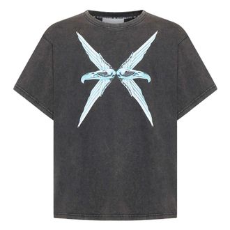 John Richmond Graphic T-shirt - - Tops - Herren - Grau - S