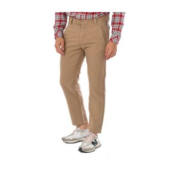Napapijri Beige Slim-fit Hose mit Knopfverschluss - - Trousers - Herren - Beige - W33