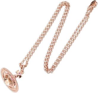 Vivienne Westwood collier à pendentif orb (années 2020) - Rose