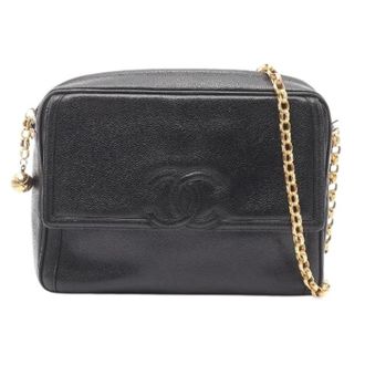 Chanel Pre-owned Coco Mark Calf Schultertasche - - Pre-owned - Damen - Schwarzk - ONE SIZE