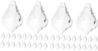 Yardwe 2sets Kristall Prismen Lichter Für Kronleuchter Elegante Hängen Licht Wohnkultur 10 Stücke * 2