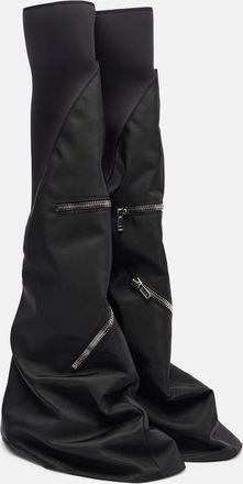 Rick Owens Overknee-Stiefel mit Reißverschluss