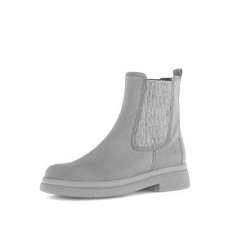 Gabor Damen Chelsea Boots, Frauen Stiefeletten,halbstiefel,Kurzstiefel,uebergangsschuhe,uebergangsstiefel,flach,Steel (EL.Filz),38.5 EU / 5.5 UK