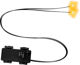 Generic Halloween-Augen - LED-Augen auf Batteriebasis, zeitgesteuerte Beleuchtung, gruseliger Lichteffekt, langlebige Kunststoffkonstruktion, schnelle Konfigu