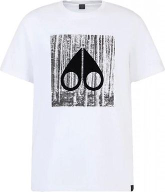 Moose Knuckles Homme, Tops, Blanc, Taille: L T-Shirt