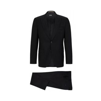 HUGO BOSS H-Huge 2-teiliger Slim-Fit Anzug - - Suits - Herren - Schwarzk - XL