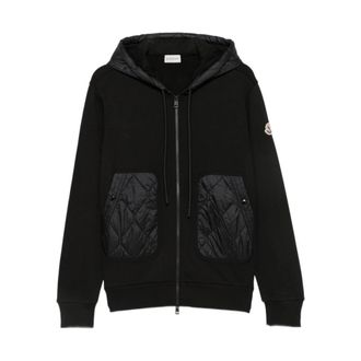 Moncler Zip-up Cardigan - - Sweatshirts & Hoodies - Herren - Schwarzk - XL