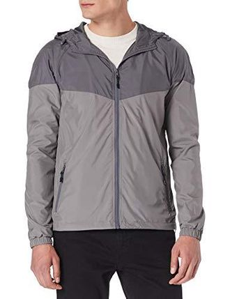 Urban Classics Windrunner Tech 2 Tons Coupe-Vent, Darkshadow/Asphalte, M Homme