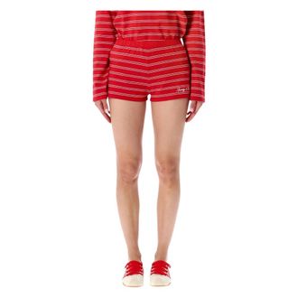 Sporty & Rich Damen, Shorts, Rot, LGr&ouml;&szlig;e