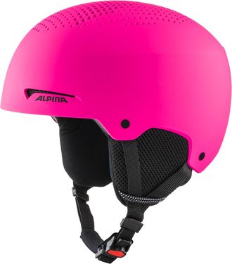 Alpina ZUPO - sicherer, sto&szlig;absorbierender, bel&uuml;fteter & schlagfester Skihelm f&uuml;r Kinder - pink matt - S (48-52 cm)