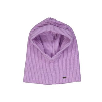 Herno Womens Purple Wool Beanie Accessory