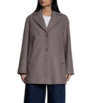 Kaos Kurzmantel mit Einreiher - - Coats - Damen - Beige - L