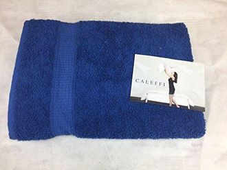 Caleffi Badetuch 100x150 cm weiches und saugfähiges - Handtuch aus 100 Prozent Baumwolle 450 g/m² ideal für Bad Sauna Strand und Fitnessstudio - Handtücher - 