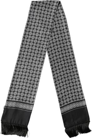Dolce & Gabbana Homme, Accessoires, Multicolore, Taille: ONE Size Foulard &Eacute;charpe en Soie &agrave; Motif G&eacute;om&eacute;trique