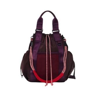 Desigual Femme, Sacs, Violet, Taille: ONE Size Sac &agrave; dos vintage moyen