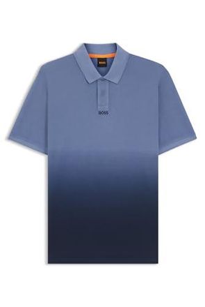 BOSS Hommes PE Gradient Polo en piqu&eacute; de Coton avec Effet d&eacute;grad&eacute;