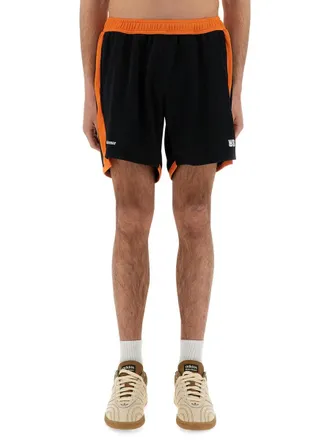 Wales Bonner Lightweight Polyester Jersey Bermuda Shorts - Black