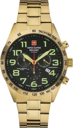 Swiss Alpine Military Homme, Accessoires, Jaune, Taille: ONE Size Wristwatch 7047.9114