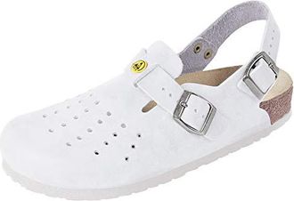 Weeger ESD Antistatique Sabot avec Bride DE Talon - Blanc, 43