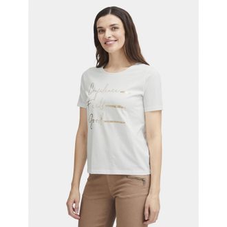 Fransa T-Shirt 20613424 Weiß Regular Fit