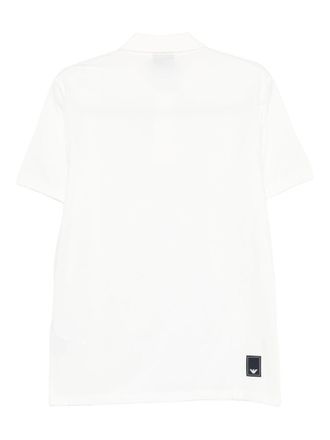 Emporio Armani Mens Polo Shirt White Cotton T-shirts And Polos
