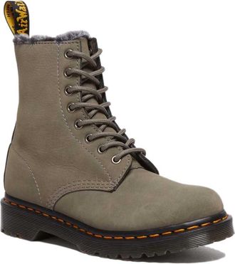 Dr. Martens 1460 Serena DM30953059, Women bovver boots,winter boots, Grey, 40 EU