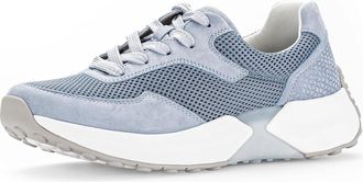 Gabor Damen Low-Top Sneaker, Frauen Halbschuhe,straßenschuhe,Strassenschuhe,Sportschuhe,Freizeitschuhe,Freizeit,sportlich,Azur,38.5 EU / 5.5 UK