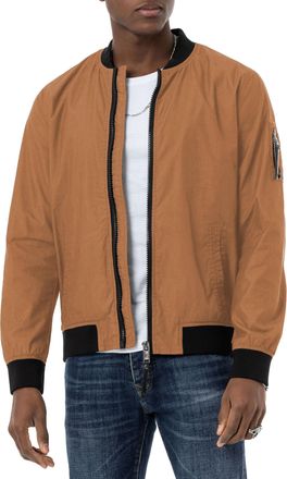 Red Bridge Zeitlose Übergangsjacke Leichte Collegejacke Braun XXL