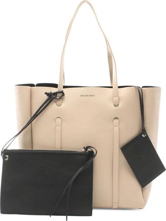 Balenciaga sac cabas Everyday S en cuir (2018-2025) - Marron