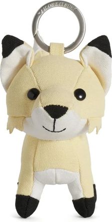 Maison Kitsun&eacute; Homme, Accessoires, Beige, Taille: ONE Size Fox Bag Charm
