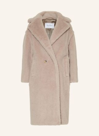 Max Mara Teddyfell-Mantel Tedgirl Mit Alpaka beige