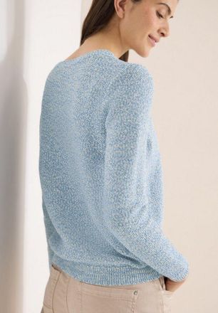 Cecil Strickpullover meliert, mit Rundhals