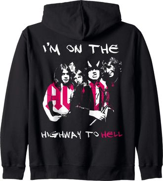 AC/DC Offizielles AC/DC Highway To Hell Rockband Kapuzenjacke