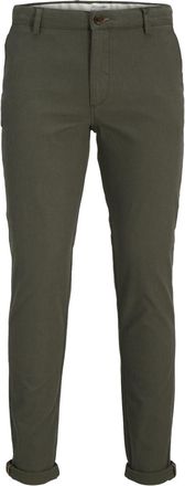 Jack & Jones Herren Stoffhose Chino-Hose - JpstMarco Fury Slim-Fit, Farbe:Grün, Jeans/Hosen Neu:34W / 30L