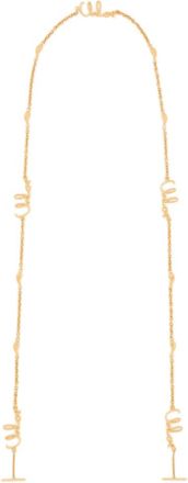 Chlo&eacute; Femme, Accessoires, Jaune, Taille: ONE Size Cha&icirc;ne de lunettes embl&eacute;matique