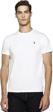 Ralph Lauren T-shirt en tricot Custom Slim Fit, blanc, XL