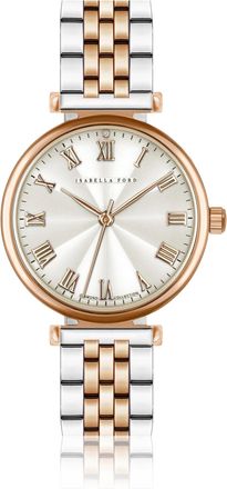 Isabella Ford Uhren in Ros&eacute;gold und Silber