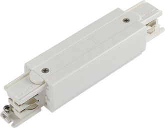 Spectrum 3-Phasen Schienensystem - Stromeinspeiser Mittelstück - Weiß