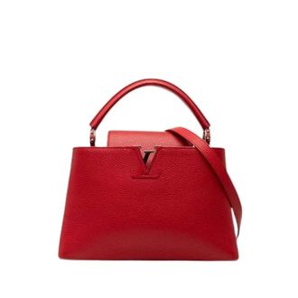 Louis Vuitton Pre-owned Capucines MM - Femme - Pre-owned - Rouge - Taille: ONE Size
