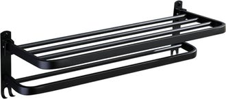 Generic Handtuchstange, Handtuchhalter f&uuml;r Badezimmer - Handtuchhalter Wandmontage - Edelstahl Faltbare Handtuchhalter mit Doppelhandtuchhalter, Rostfreier Ba