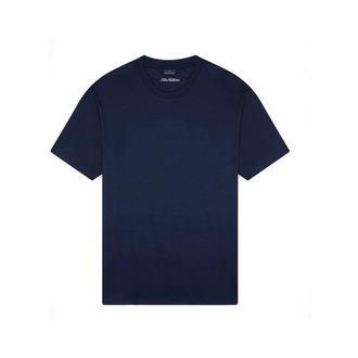 Paul & Shark Elegantes Baumwoll-T-Shirt mit gesticktem Logo - - Tops - Herren - Blau - XL