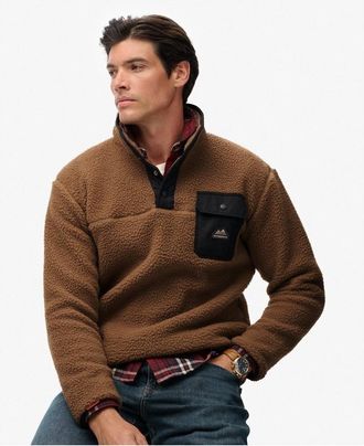 Superdry Fuji Popper Neck Fleece