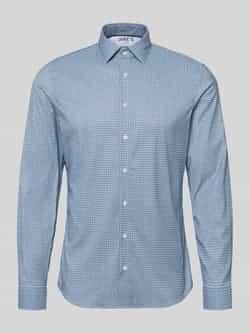 Jake*s Slim Fit Businesshemd mit Kentkragen