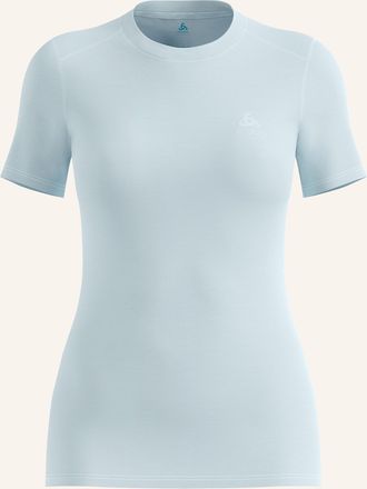 Odlo Funktionsw&auml;sche-Shirt Natural Merino 160 Aus Merinowolle blau