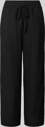 Soyaconcept Wide Fit Stoffhose aus Leinen-Mix mit Viskose-Anteil Modell Ina
