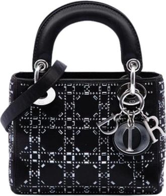 Dior Sac &agrave; main Lady Pre-loved - Femme - Pre-owned - Noir - Taille: ONE Size