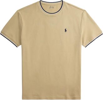 Polo Ralph Lauren Tipping Polo Pony T-Shirt - Nude