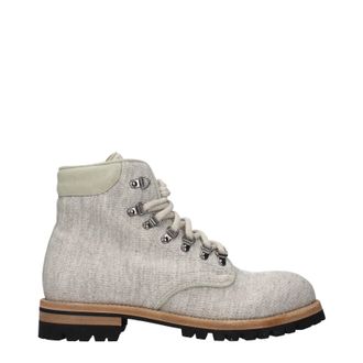 Eleventy Onze hommess Bottines en tissu beiges